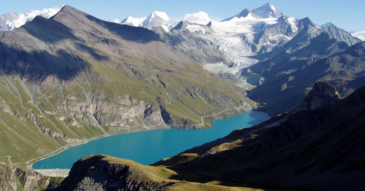 Balade au fil de l'eau au barrage de Moiry - Grimentz - Valais - Balade