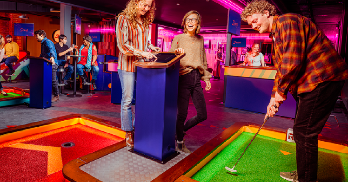 Swing : interactive minigolf - Genève